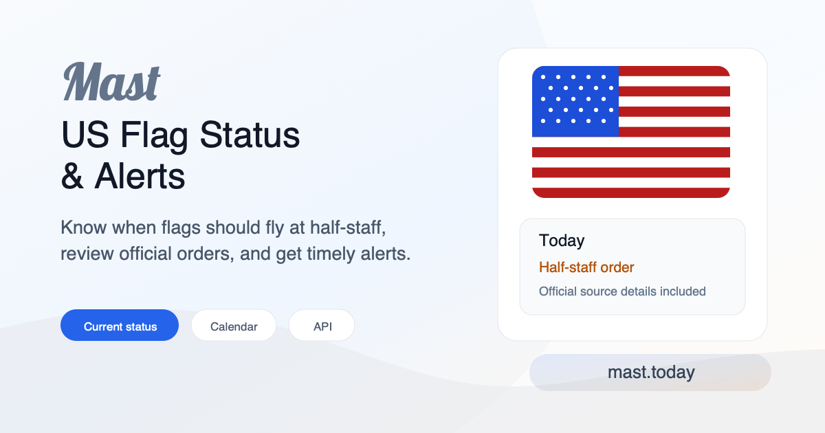 Mast - State Flag Status Guide